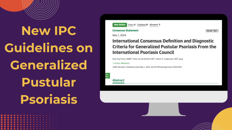 New IPC Guidelines on Generalized Pustular Psoriasis | International ...